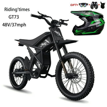 GT73 PRO 338 NM Electric Dirt Bike for Adults,3000W(Peak)Dual Motor 50Mph Max Speed,60V 50MPH 36 ...
