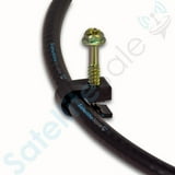 SatelliteSale Durable RG6 Coax Cable Grip Clips, Wire Plastic Fasteners ...