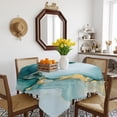 Abstract Marble Texture Table Cloth 54x54in, Waterproof Square ...