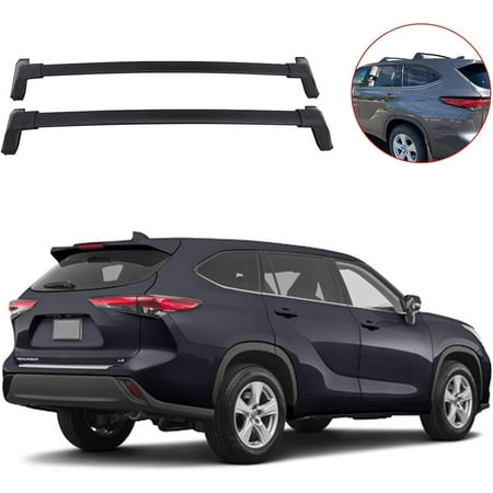 Diayung Roof Rack Crossbars Fits 2020 2021 2022 Highlander XLE & SE ...