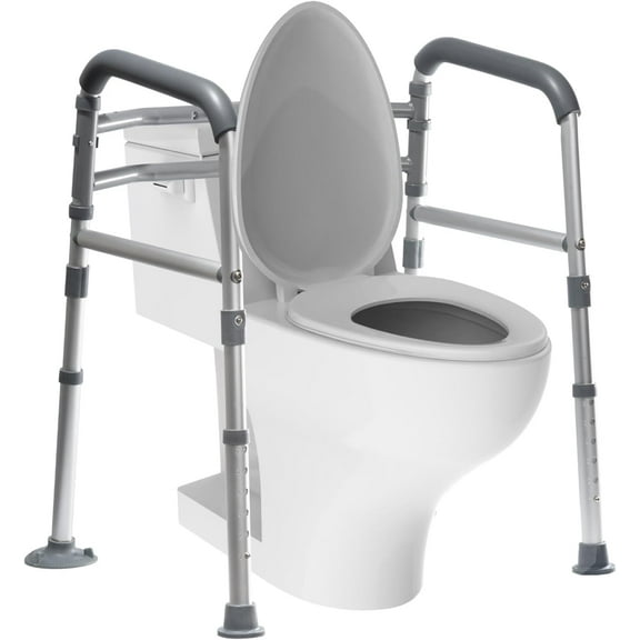 GF Health Lumex Versaframe Toilet Safety Rail, Adjustable Height & Width - Walmart.com