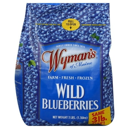 Wyman's of Maine Frozen Wild Blueberries, 3 lb - Walmart.com