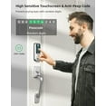 NUTOMO Smart Lock with Handle, Fingerprint Deadbolt Lock, Electronic ... NUTOMO Smart Lock with Handle, Fingerprint Deadbolt Lock, Electronic ...