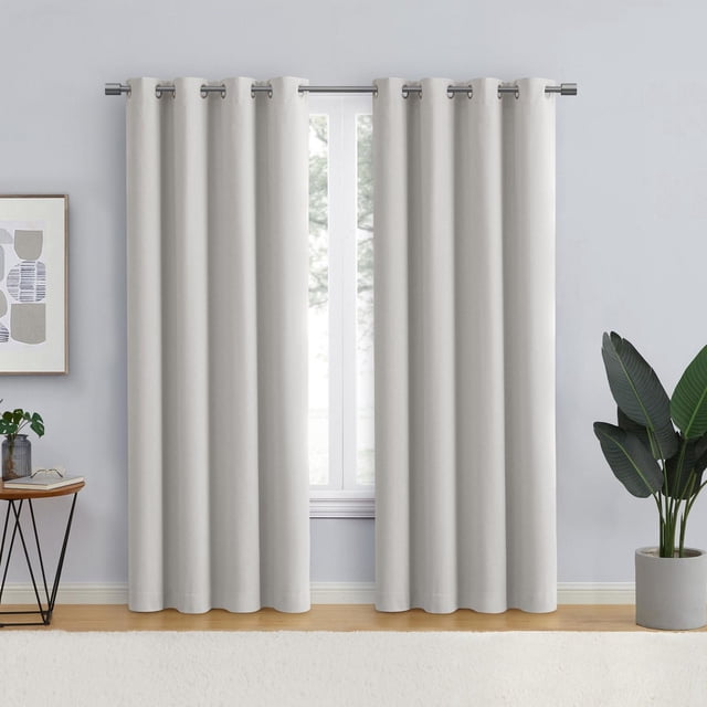 Eclipse Corte 63" Grommet Blackout Window Curtains Panel - Walmart.ca