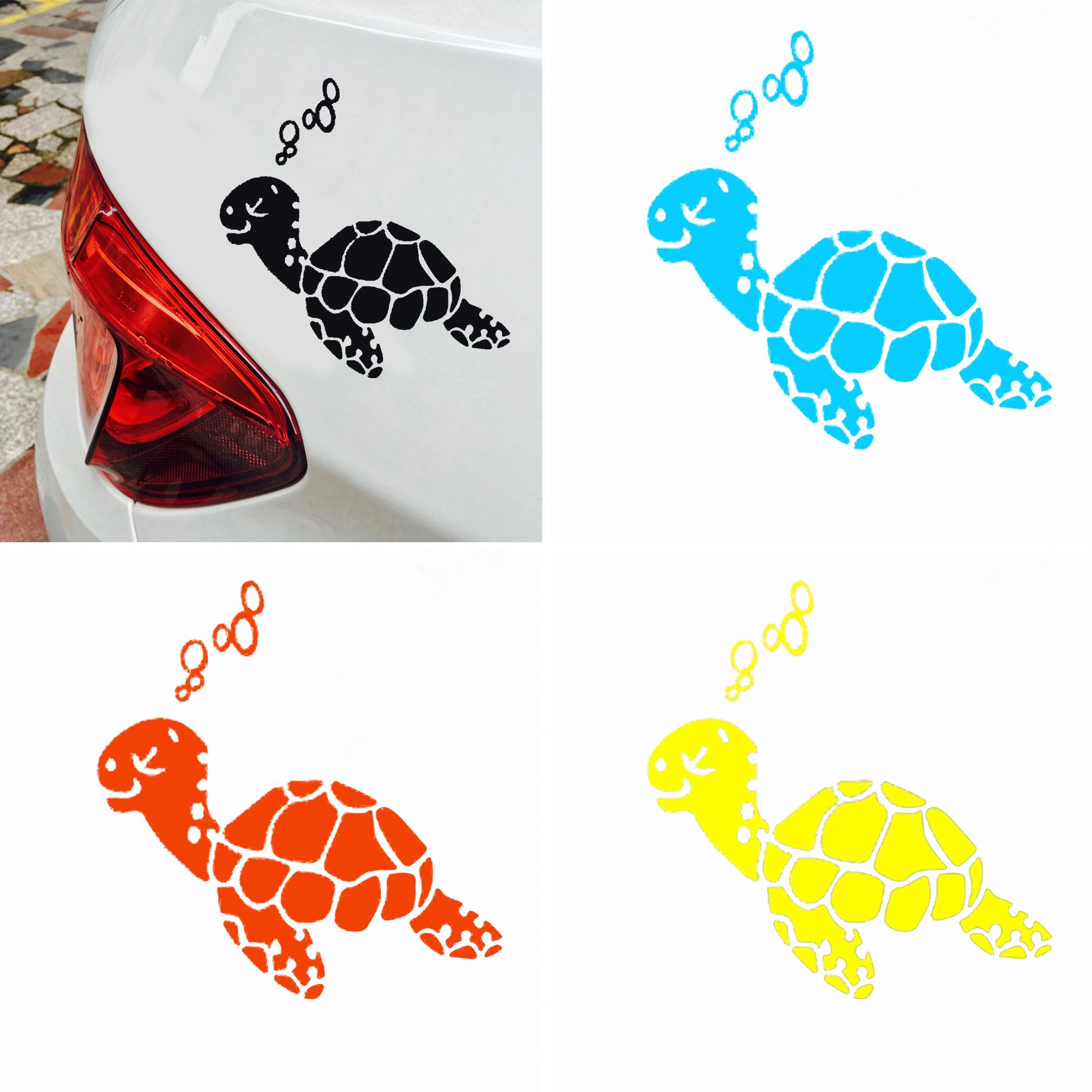 Walbest Universal Car SUV Truck Vehicle "Cute Sea Turtle" Sticker ...