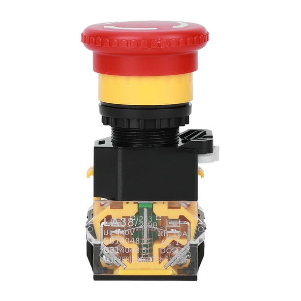 Emergency Stop Push Button Switch,3PCs Emergency Stop Push Button ...