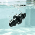ICERUN 400 Pieces Drip Irrigation 1/4" Barbed Tubing End Plugs,Barbed ...