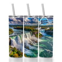 Rat 20oz Insulated Water Bottle Skinny Tumbler Includes Straw - Walmart.com