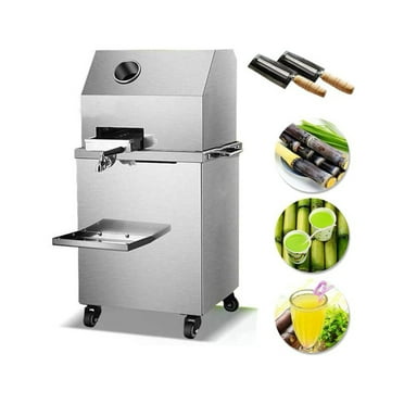 INTBUYING Stainless Steel Electric Sugar Cane Press Machine, Juice ...