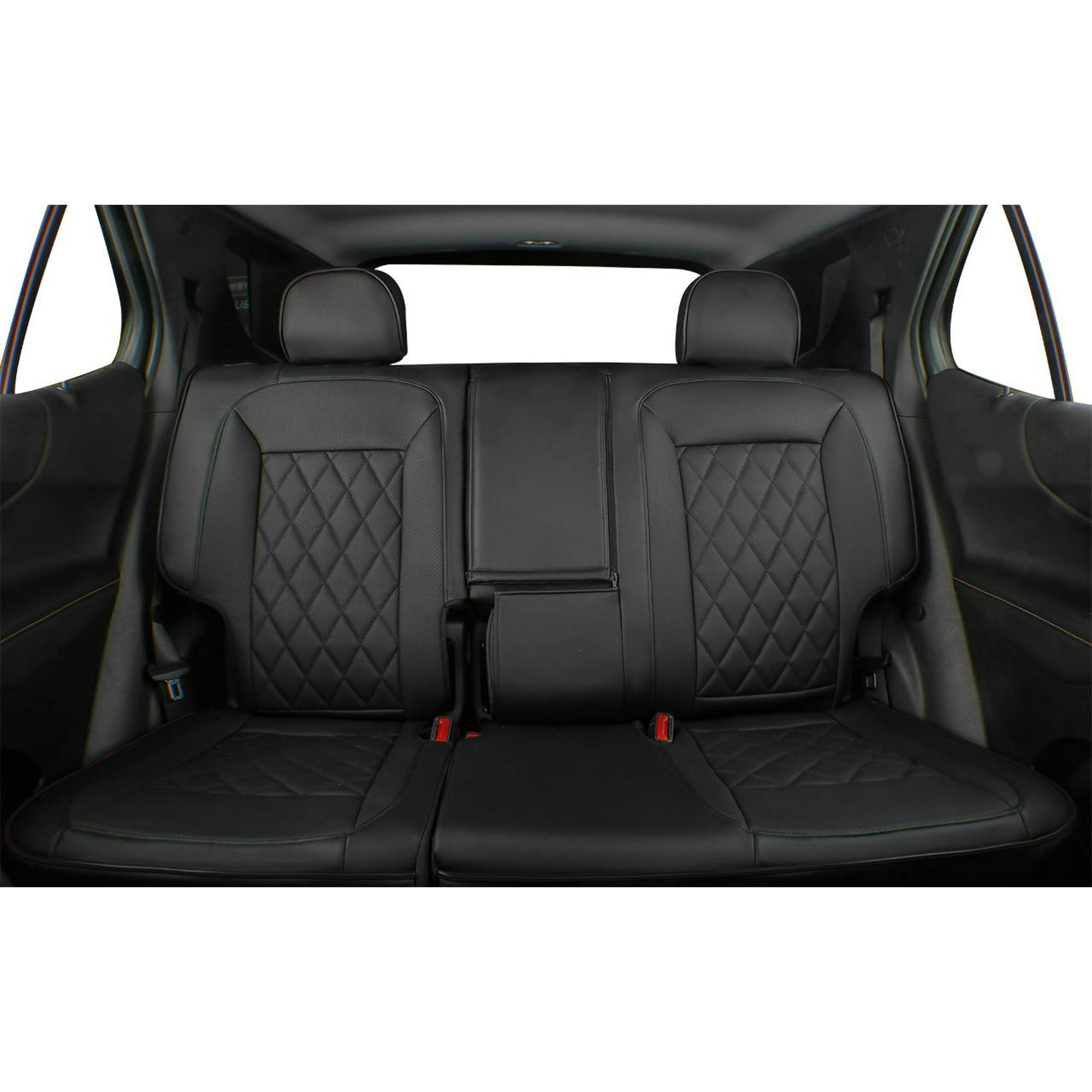 EKR Custom Fit Equinox Car Seat Covers For Select Chevy Equinox Premier LS LT L RS 2018 2019 2020 2021 2022 2023 2024 Full Set Leather