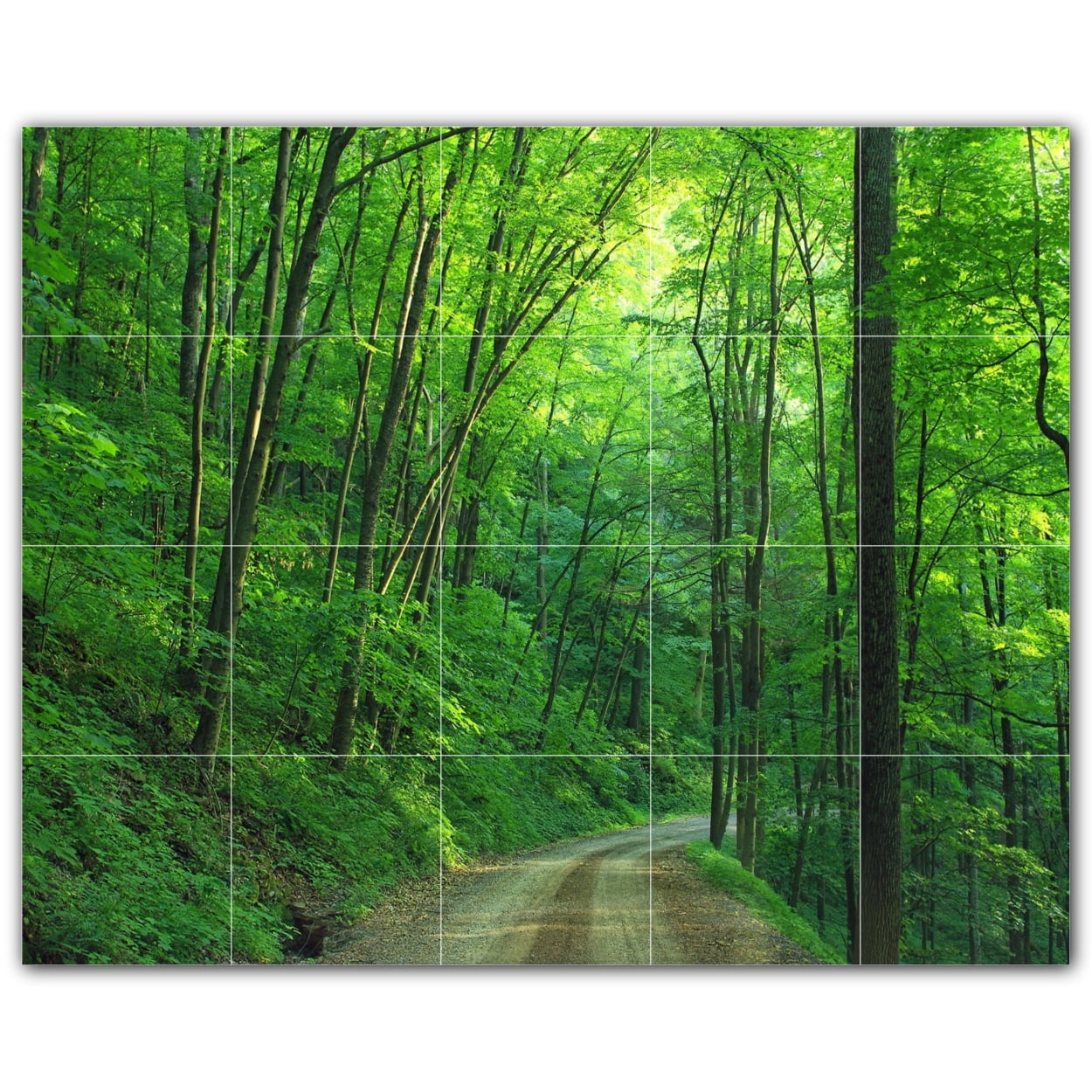 Picture-Tiles.com: Trees Ceramic Tile Wall Mural WAL501036-54M. 30"W x ...