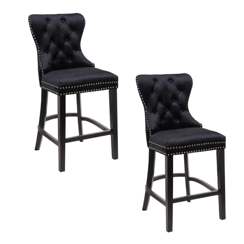 Click here for Plata Décor Import Inc Boyel Stool In Black Set Of... prices