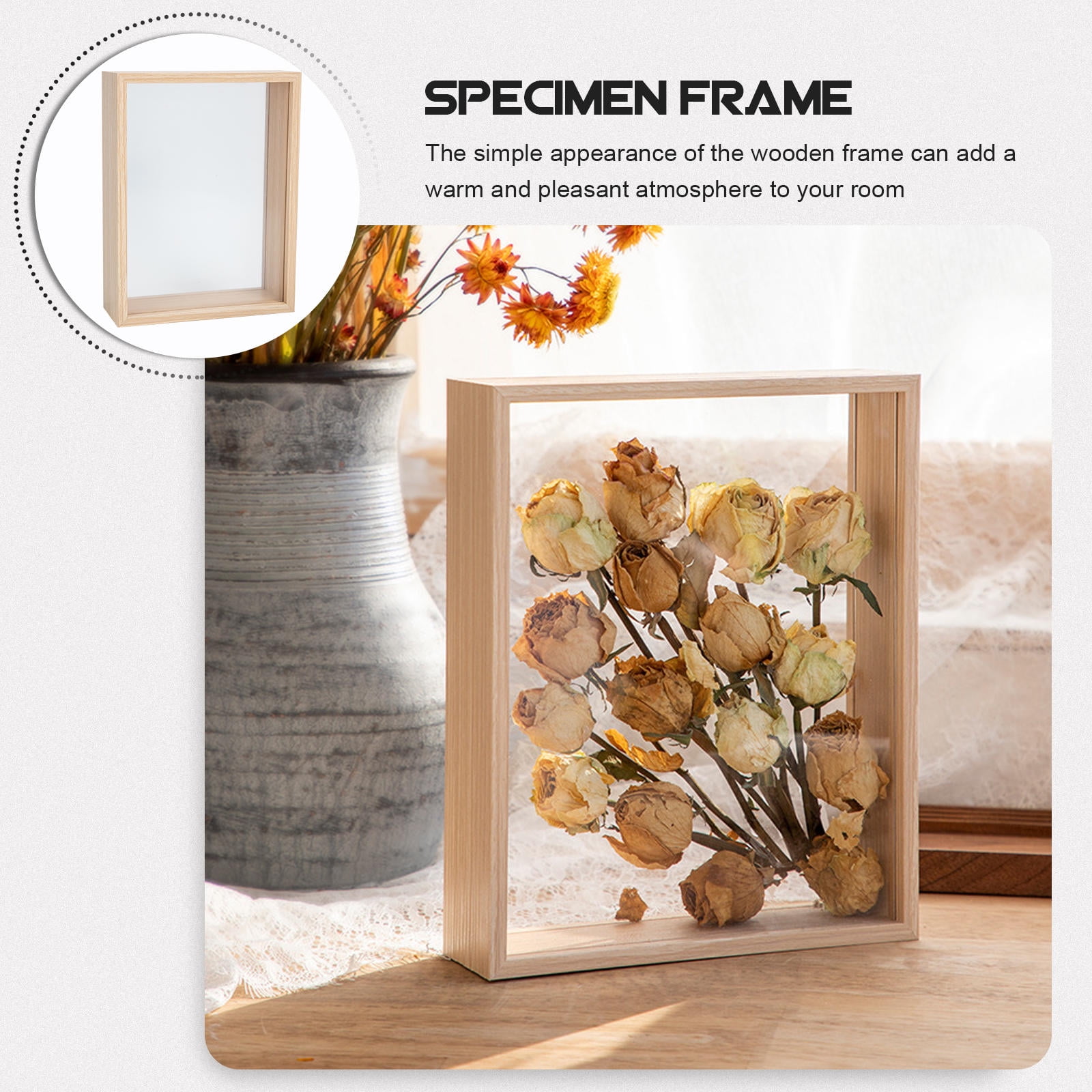 Click here for Wesievya Dried Flower Display Frame Synthetic Mate... prices