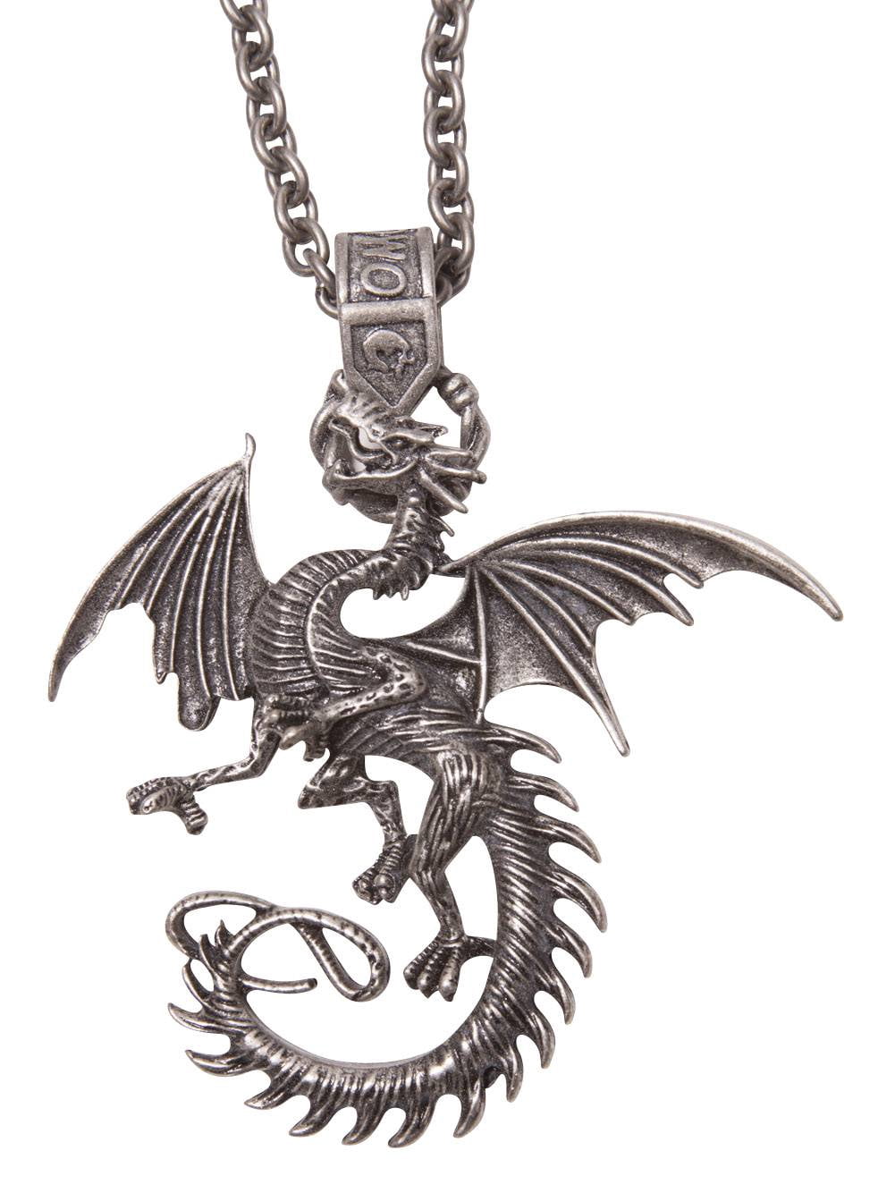 Medieval Dragon Pendant Necklace - Walmart.com