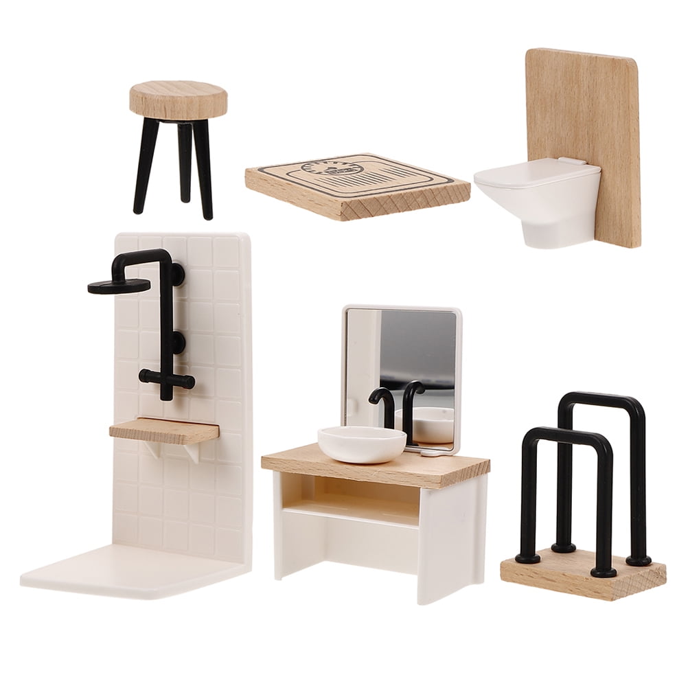 Click here for Movtotop 1 Set Dollhouse Miniature Bathroom Playse... prices