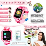 CJC 4G Smart Watch for Kids, Smartwatch Phone with GPS, SOS, WiFi, HD ...