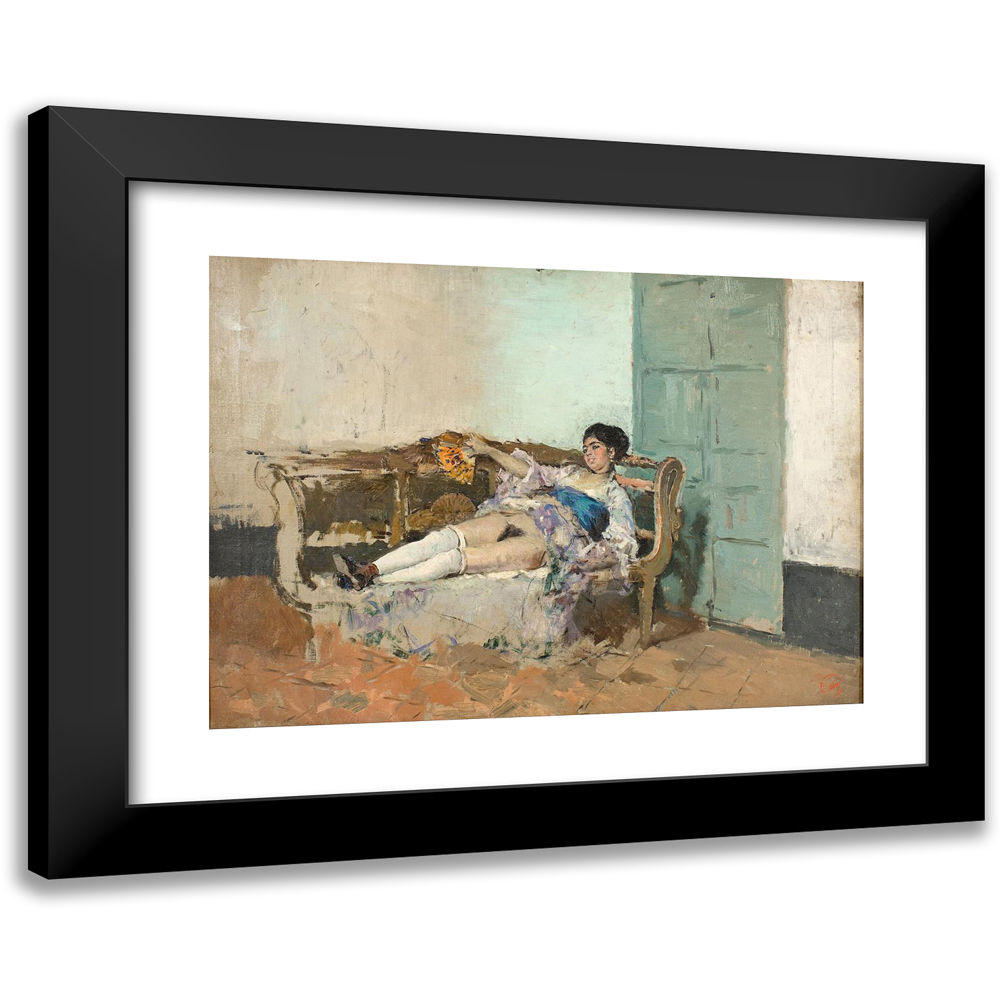 Mariano Fortuny Marsal 24x18 Black Modern Framed Museum Art Print ...