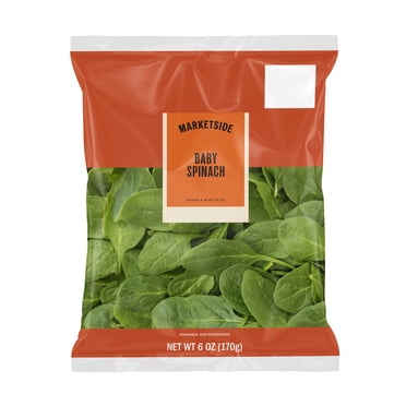 Marketside Organic Baby Spinach Salad, 5 oz Clam Shell, Fresh - Walmart.com