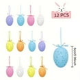 Easter 2.36-Inch Spotted Painted Plastic Eggs Set Of 12 For Party Decor ...