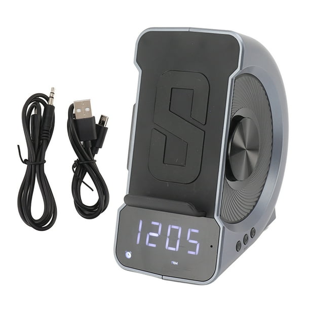 Wireless Charging Bluetooth Clock,3 in 1 Bluetooth Bluetooth Speaker ...