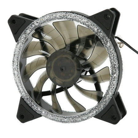 120mm RGB Fan, Computer Cooling Fan Transparent Fan Blade For Computer ...