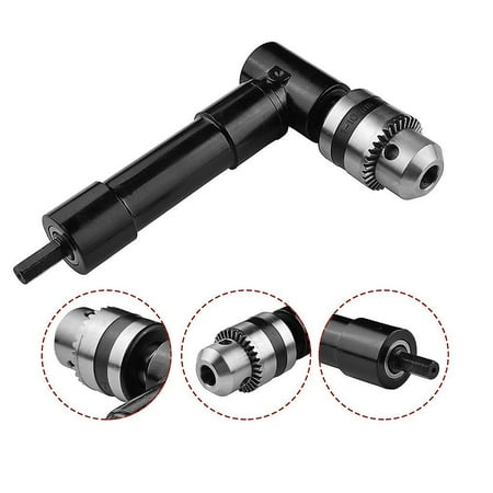 Right Angle Drill Chuck, Self-tightening 90 Right Angle Chuck, 1-10mm ...