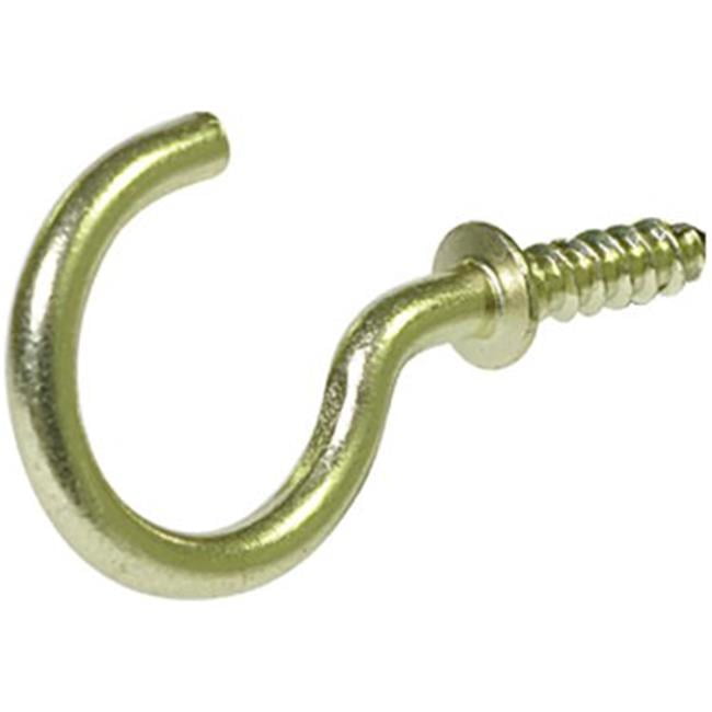 087 In Solid Brass Cup Hook