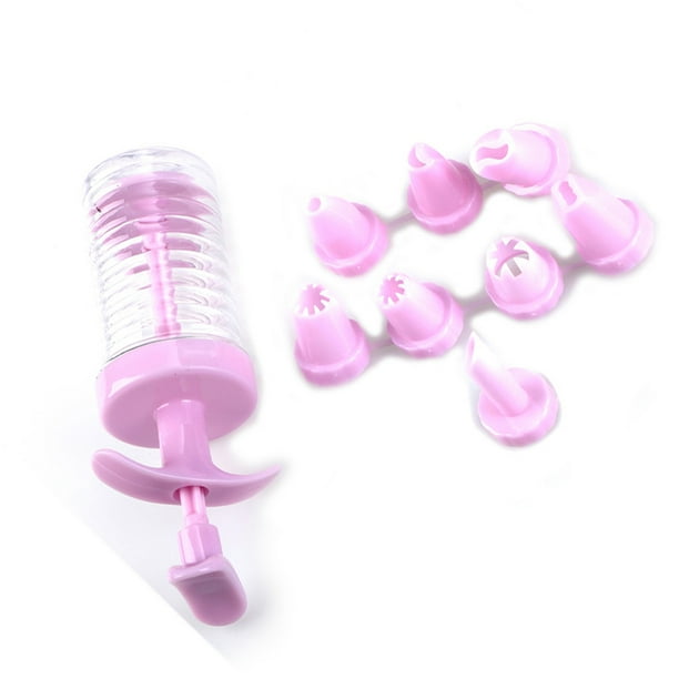 Icing Syringe Mold Cake Decorating Piping Cream Syringe Tips Set ,1 Set ...