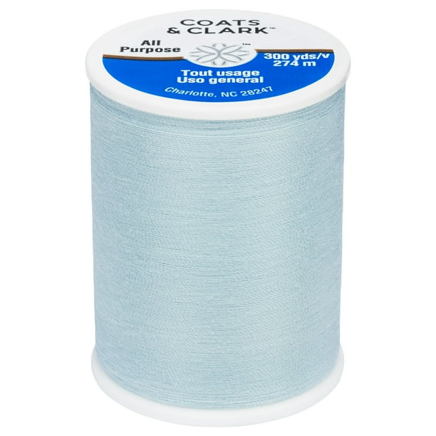 Coats & Clark All Purpose Ciel Polyester Thread, 300 Yards - Walmart.com