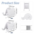 2 Sets 2 Style Cute Animal Wood Pen Holders Make-up Brush Holders ...