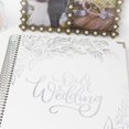 bloom daily planners Undated Wedding Planner & Organizer, Silver Floral ...