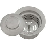 Ruvati USA RVA1052BL Extended Garbage Disposal Flange with Deep Basket ...