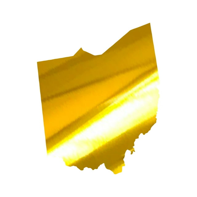 Ohio Shaped Sticker Decal Die Cut - Self Adhesive Vinyl - Weatherproof ...