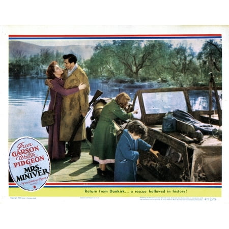 Mrs. Miniver From Left Greer Garson Walter Pidgeon Clare Sandars ...