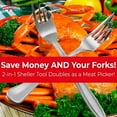 Avant Grub Ultra Durable, 7.5 inch Super Easy Red Plastic Seafood ...