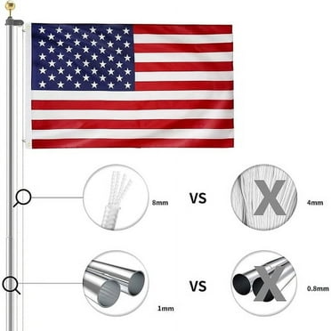 Bakery (White) Super Flag & Pole Kit - Walmart.com