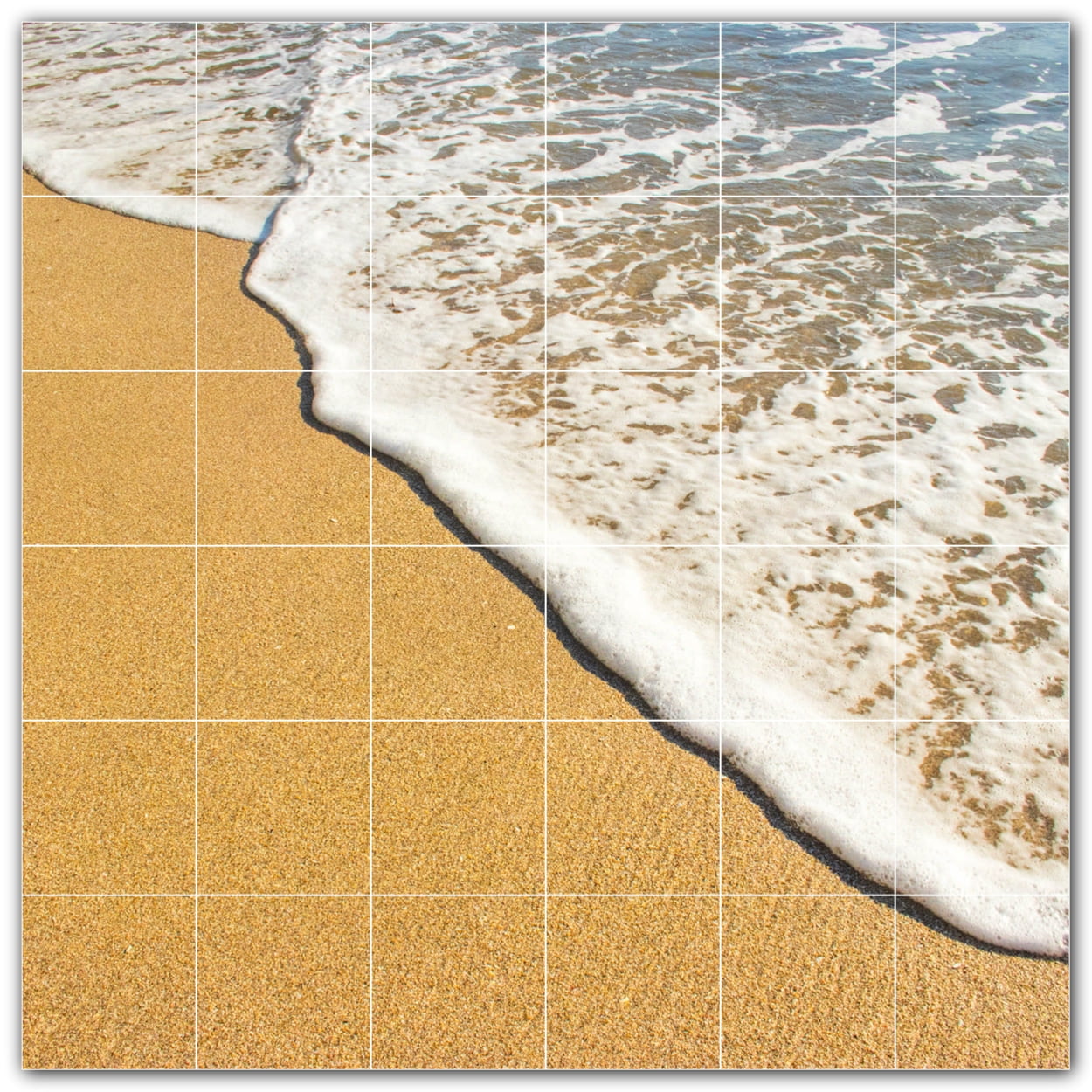 Picture-Tiles.com: Beach Ceramic Tile Wall Mural WAL500088-66XL. 72"W x ...