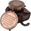 Indian Nautical Instruments Be Strong and Courageous Engraved Compass ...