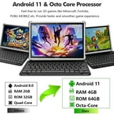 Tablet 10 Inch Tablet,Zonko Tablet 2 in 1 Android Tablet with Keyboard ...