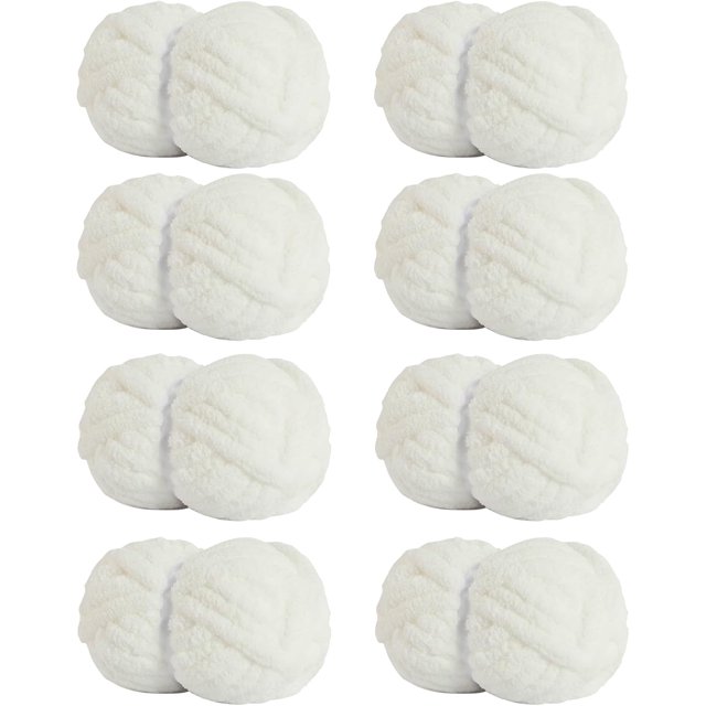 Chunky Yarn for Hand Knitting Soft Jumbo Bulky Fluffy Chenille Yarn for ...