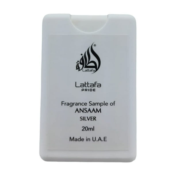 Perfume Lattafa Ansaam Silver Eau de Parfum 20 ml Unisex | Walmart en línea