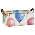 Balloons Storage Bins with Handles Foldable Storage Baskets for Shelves ...