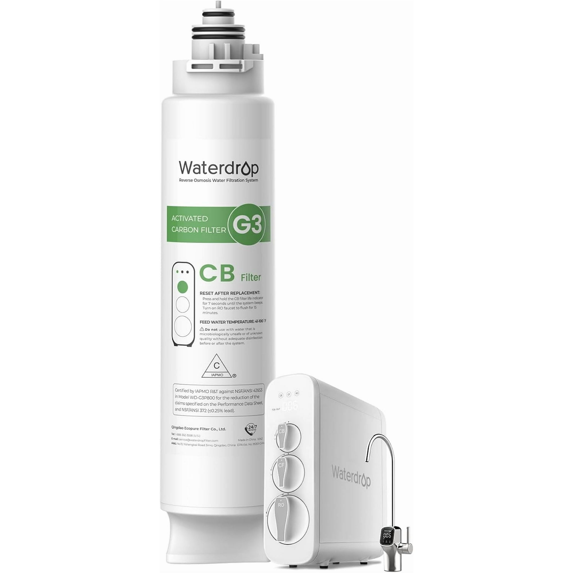 Click here for Waterdrop Wd-G3-N3cb Filter  1-Year Lifetime  Repl... prices