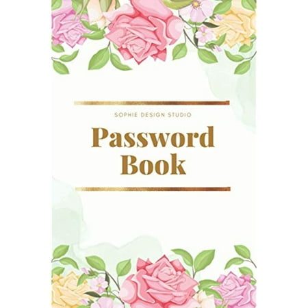 Password Book: Alphabetical Tabs Internet Password Log Book | Rose ...