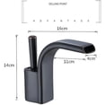 Bathroom Basin Faucet Brass Sink Mixer Tap Hot & Cold Lavatory Crane ...