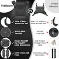 Running Chest Pack, Reflective Vest, Water Repellent, Phone Holder ...