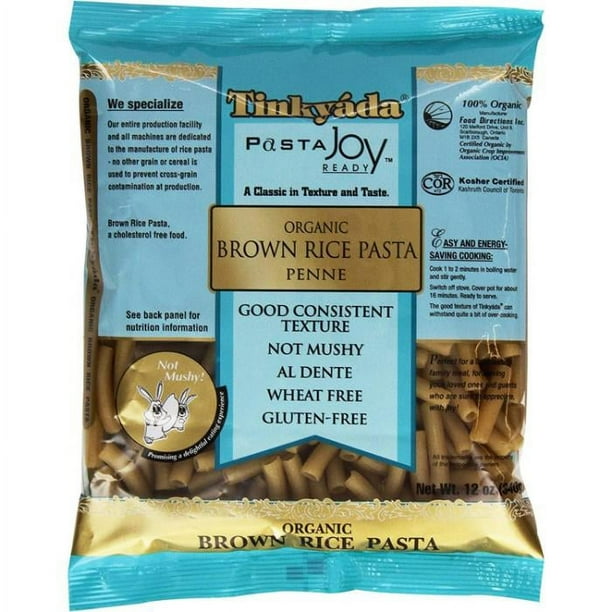 Tinkyada - Organic Brown Rice Pasta Penne, 340g - Walmart.ca