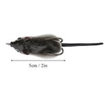 Artificial Bait Mouse Shape Soft Fishing Lures Dual Hooks Tackle ...