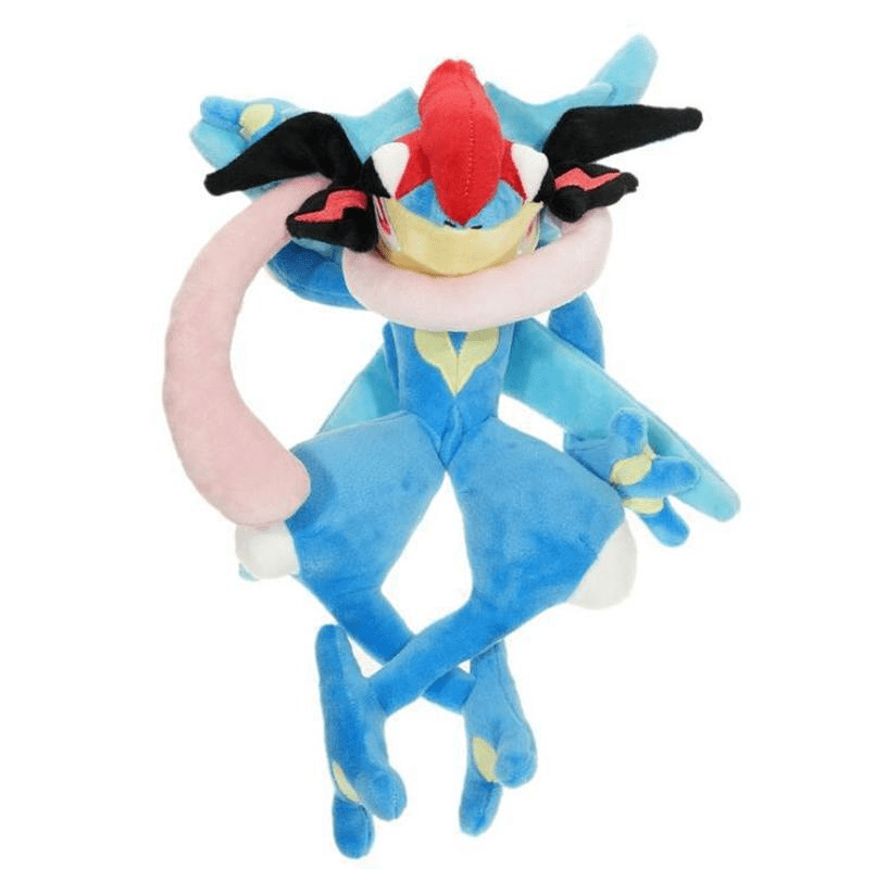 Pokemon Froakie Greninja juguetes de peluche azul negro Cool Rana Ninja ...