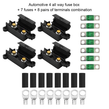 Pack of 4 Universal Car Yacht 1-in-1-out 12/24V 12/24V Car Boat Fuse ...